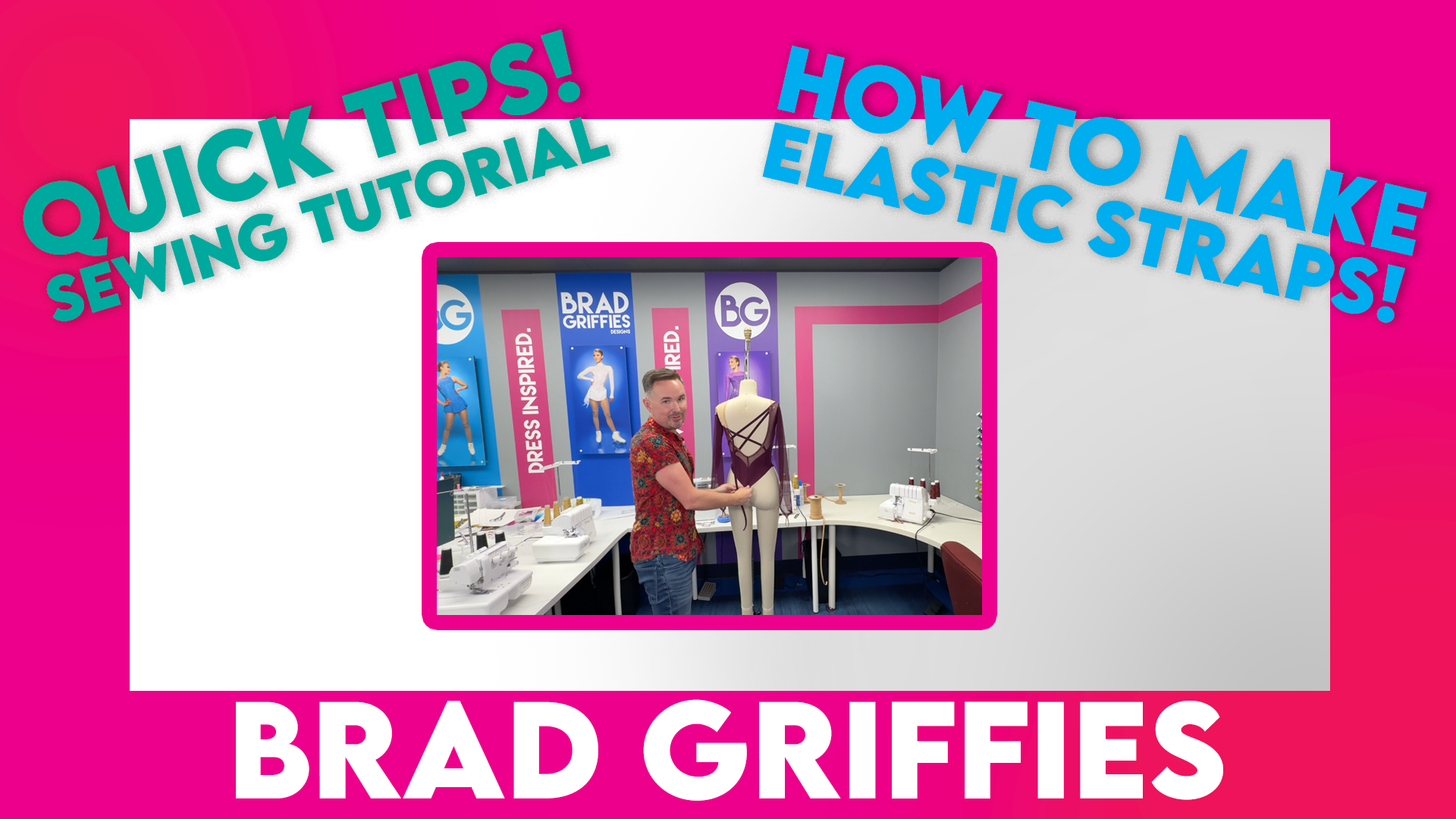 Quick Tips! Sewing Tutorial! Making Elastic Straps! – Brad Griffies Designs